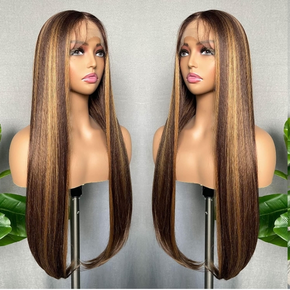 Hair | 32 Inch 1341 Lace Front Honey Blonde Silky Synthetic Hair Wig ...